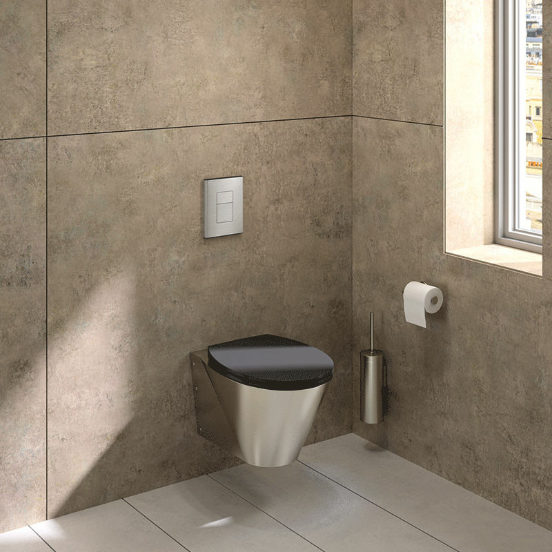 TEMPOFIX 3 wall-mounted frame system with time flow WC valve