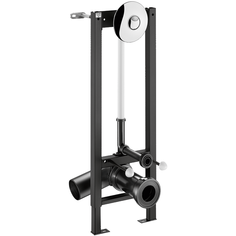 TEMPOFIX 3 wall-mounted frame system with time flow WC valve