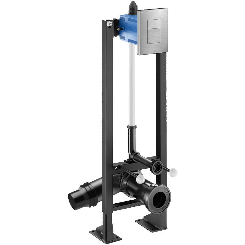 TEMPOFIX 3 self-supporting frame system with time flow WC valve