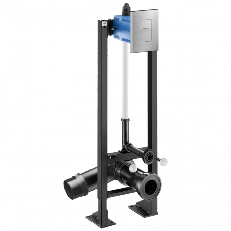 TEMPOFIX 3 self-supporting frame system with time flow WC valve