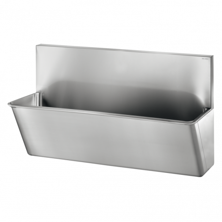 Surgical scrub-up trough with high upstand