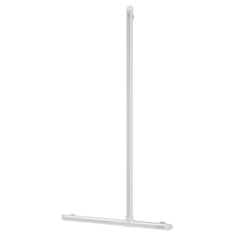 Be-line¨ T-shaped shower grab bar with sliding vertical rail