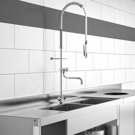 Pre-rinse set with mixer