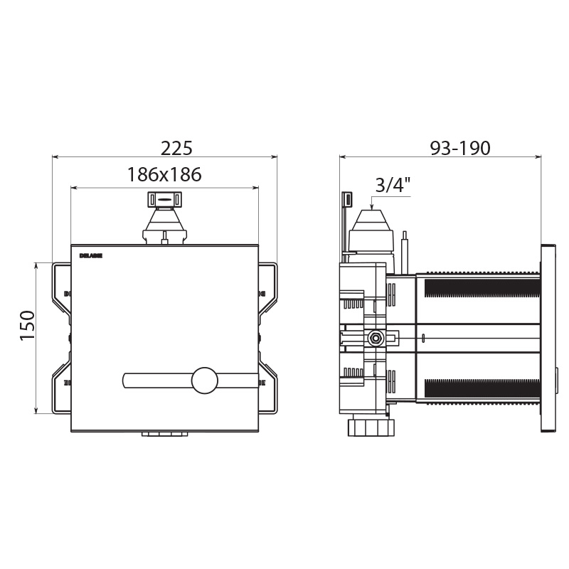 TEMPOMATIC dual control direct flush WC valve